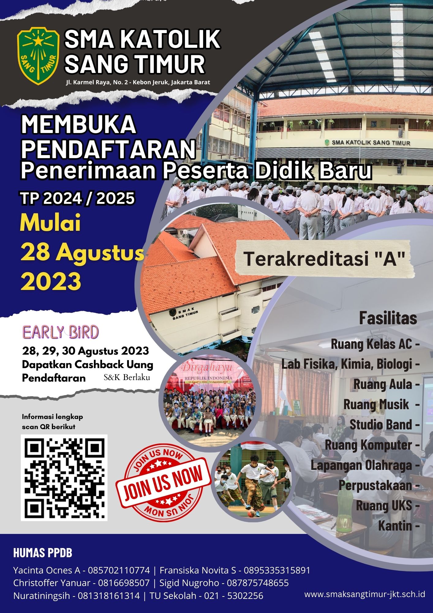 Admisi – SMA Katolik Sang Timur